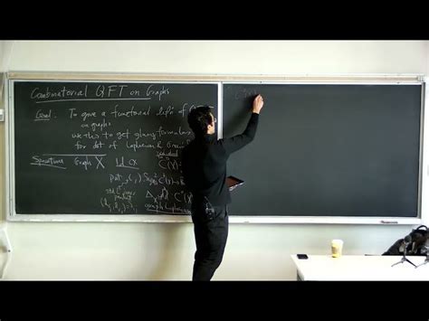 Free Video Combinatorial Qft On Graphs From Fields Institute Class
