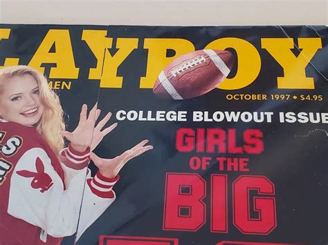 Playboy Magazine 1997 Oct Nov Girls Of Big 10 Suzen Johnson