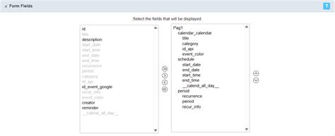 Calendar Fields Positioning Scriptcase Low Code Documentation
