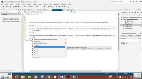 For Beginners Using MDI Forms In VB Net YouTube