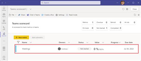 microsoft teams에서 power bi 메트릭을 사용하여 결과 개선 power bi microsoft learn