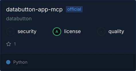 Score Databutton App Mcp Glama