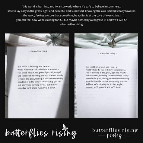 This World Is Burning And I Want A World Where Its Safe Butterflies