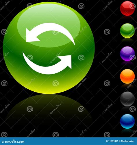 refresh icon stock vector illustration of group aqua 11639415