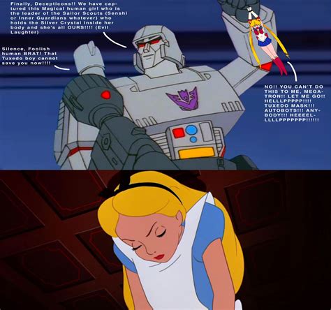 Alice Rescues Sailor Moon From Megatron G1 By Maxgoudiss On Deviantart