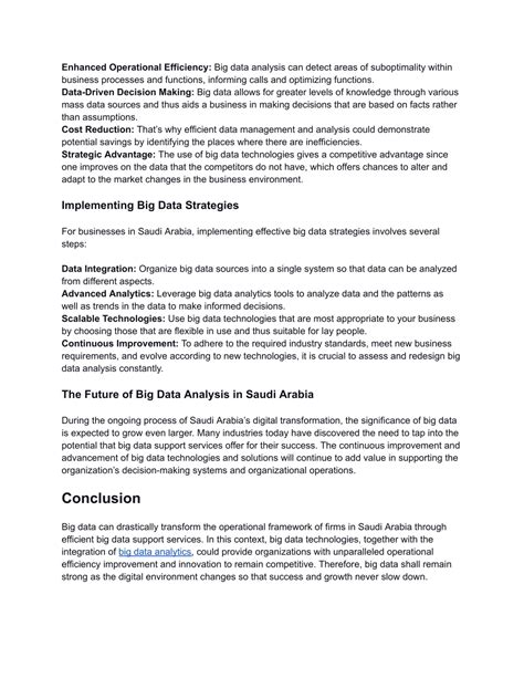 Ppt Enhancing Operational Efficiency Through Big Data Support Services In Saudi Arabia