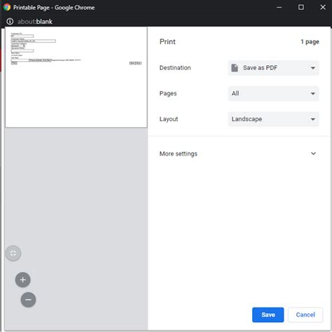 how to make intended part of page printable in apex doyensys blog