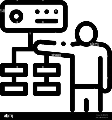 Gradual Algorithm Icon Vector Outline Illustration Stock Vector Image