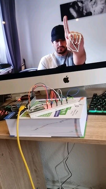 Controling Leds With Fingers And Raspberrypi Diy Coding Project Handmade Raspberrypi