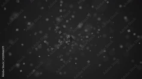 Abstract 3d Rendering Of Looped Animation With Geometric Shapes Modern Background With Cubes