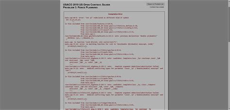 Usaco 2019 Us Open Contest Silver Problem 3 Fence Planning