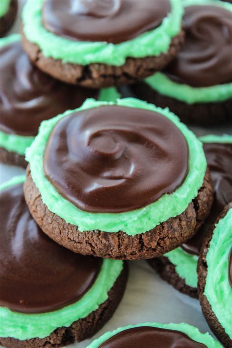 Grasshopper Mint Cookies Baking You Happier