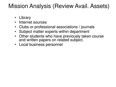 Ppt Mdmp Class Military Decision Making Process Powerpoint