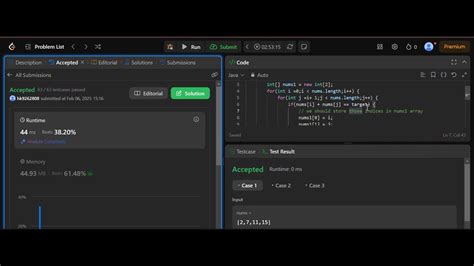 Two Sum Leetcode Java Youtube