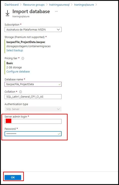 Azure Sql Database Migração Com Ssms Export Data Tier Application Consulta Bd