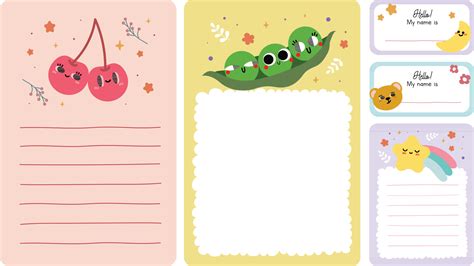 Flat Design Vector Cute Colorful School Label Sticker 24631957 Vector