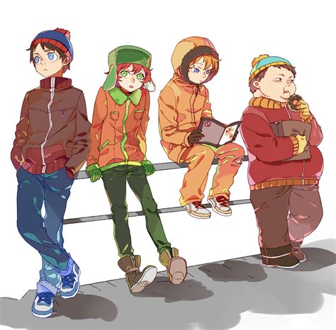 Stan Marsh Kenny Mccormick Kyle Broflovski And Eric Cartman South