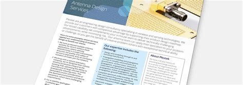 Antenna Design Services Resource Plextek