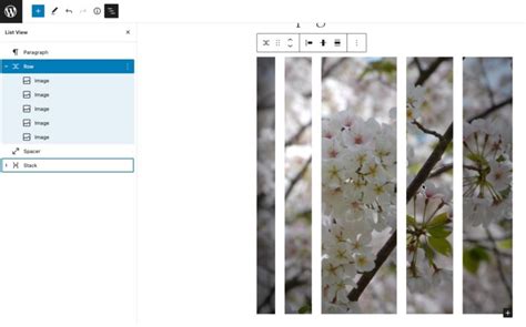 Using The Row And Stack Blocks In Wordpress Fse Inmotion Hosting