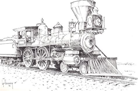 Steam Engine Sketch At Explore Collection Of Steam