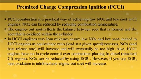 Advanced Combustion Modes Pptx Automotive