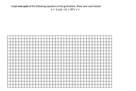 Solved Graph One Cycle Of The Following Equation On The Grid