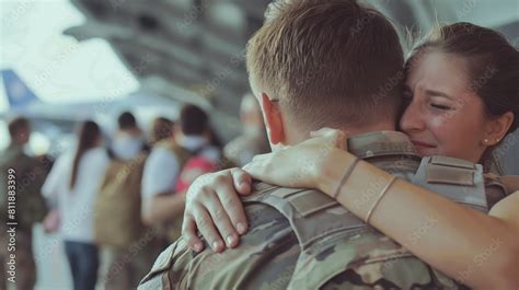 In A Touching Moment A Soldier Returns Home To A Heros Welcome At The
