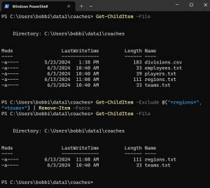 PowerShell How To Delete All Files Except Specific Ones Collecting Wisdom