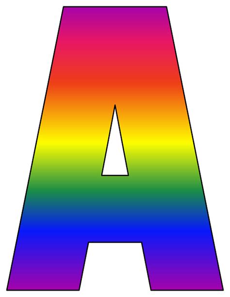 Printable Block Letters To Color