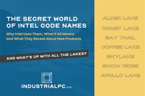 Intel Code Names Unveiling The Secrets Behind The Nam