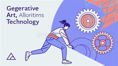 generative art technology algorithmic design and ai art digital creation vector design