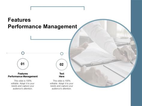 Features Performance Management Ppt Powerpoint Presentation File Format