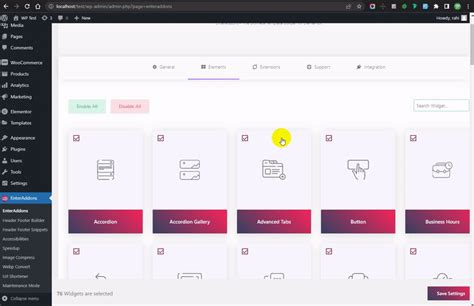 Website Extensions Enter Addons