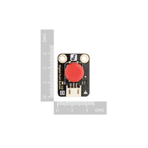 Dfrobot Gravity Digital Push Button Red For Arduino Eckstein Shop