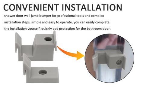 Shower Door Bumpers For Glass Doors Sliding Glass Door Jamb Guide