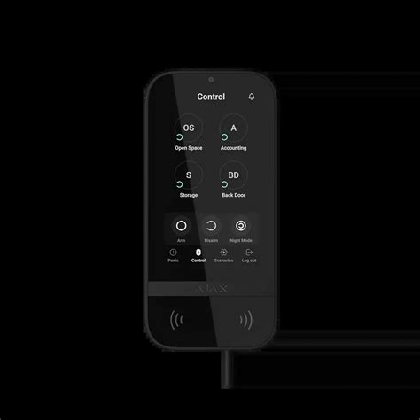 Fibra Lcd Keypad Black Ajax