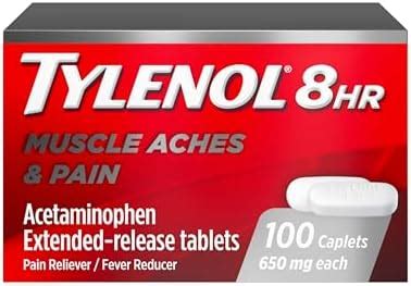 Tylenol 8 Hour Acetaminophen 650 Mg Extended Release