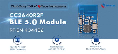 Certified Ble5 0 Ti Cc2640r2f Module Rf Bm 4044b2 Rf Star