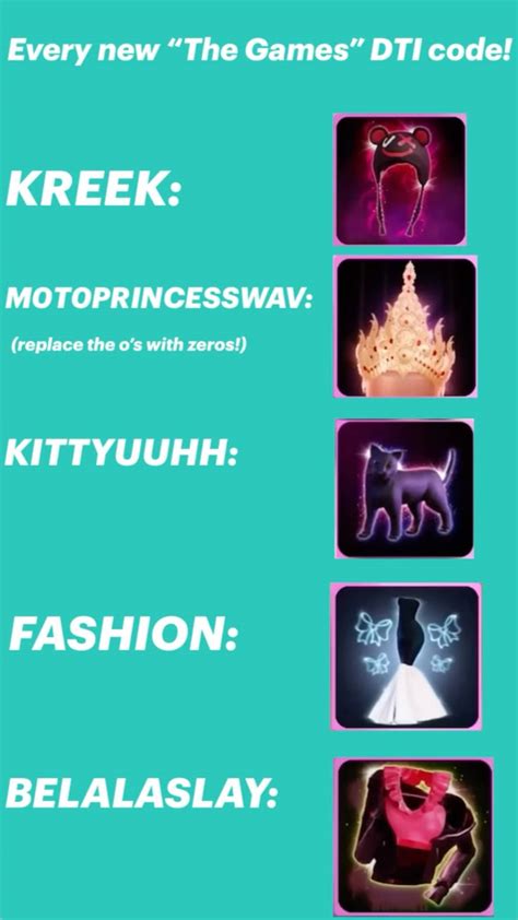 Every New Dti Code For “the Games” Update 🩵🩵🩵 In 2024 Coding Game Update Games