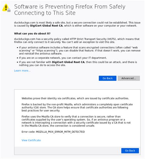 why am i having an issue with some ssl certificates in firefox super