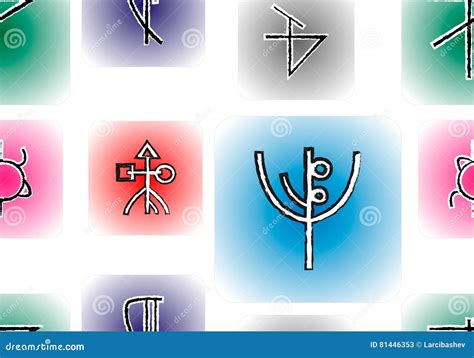 Runes Seamless Pattern Runic Alphabet Wallpaper Writing Ancient Background Old Gothic