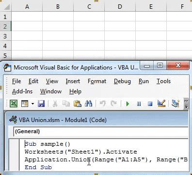 VBA Union How To Use VBA Union Function In Excel
