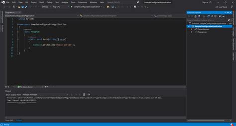 Configurable Net Core Application By Techblogs Gears