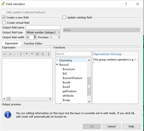 QGIS Field Calculator Chapter Issue Qgis QGIS Documentation GitHub