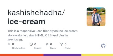 Ice Cream Index Html At Master Kashishchadha Ice Cream GitHub
