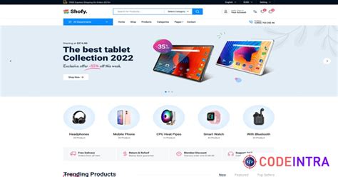 Shofy Multipurpose Shopify Theme Premium Codeintra