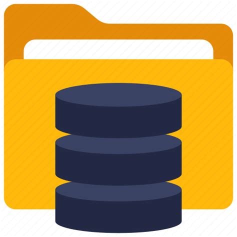 Database Folder Files Computing Storage Icon Download On Iconfinder