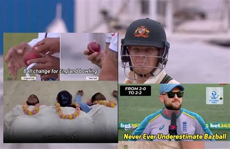 Never Underestimate Bazball Top 10 Funny Memes After England Beat Australia In A Thriller At Oval