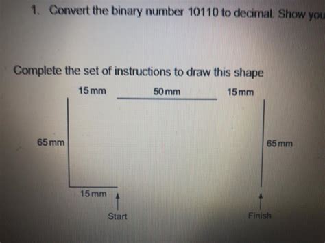 Solved 1 Convert The Binary Number 10110 To Decimal Show