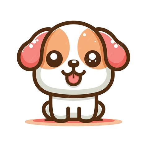Premium Vector Cute Dog Cartoon Illustration